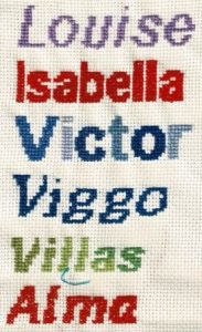 Navne Broderier | Joan Eriksen